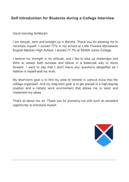 Self Introduction For Students Examples Tips Things To Avoid Getmyuni