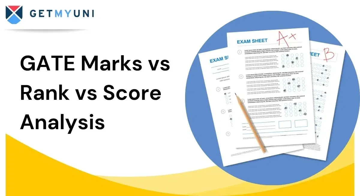 GATE Marks vs Rank vs Score Analysis 2026: Check Rank Using Score - Getmyuni