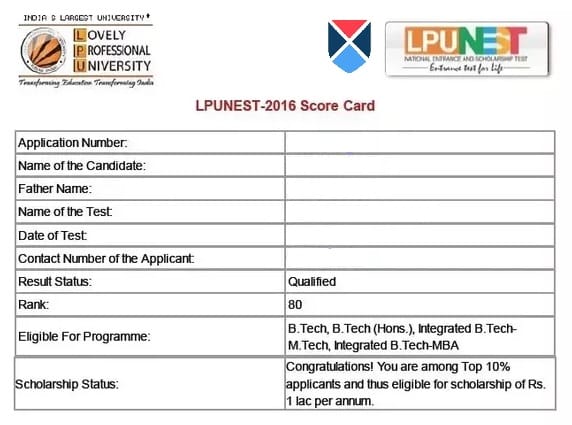 LPUNEST Result 2023: Dates, Download Scorecard, Merit List