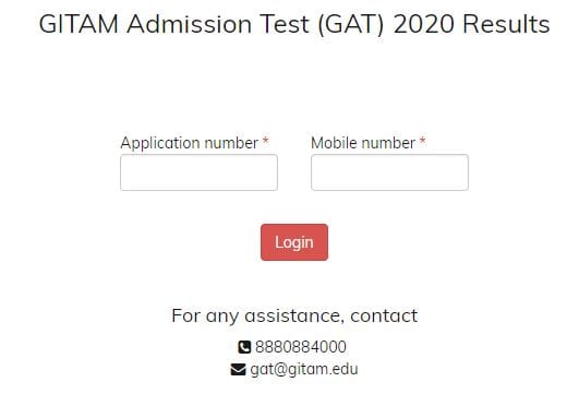 GITAM GAT Result 2023: Results (Phase 4 to 8), Merit List